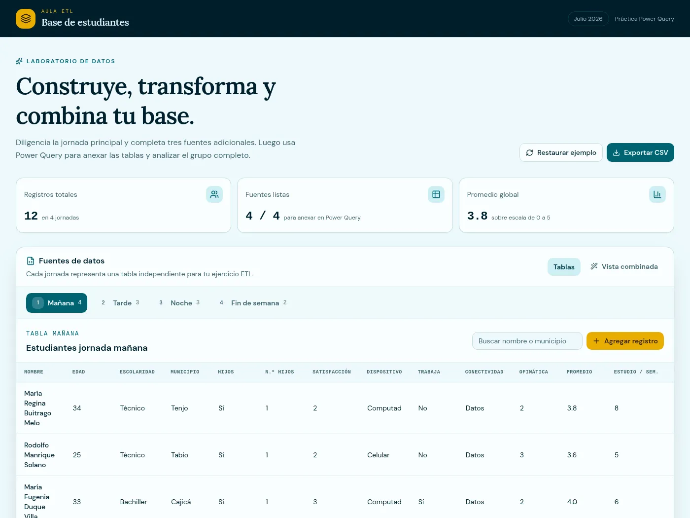 ETL Student Database Builder