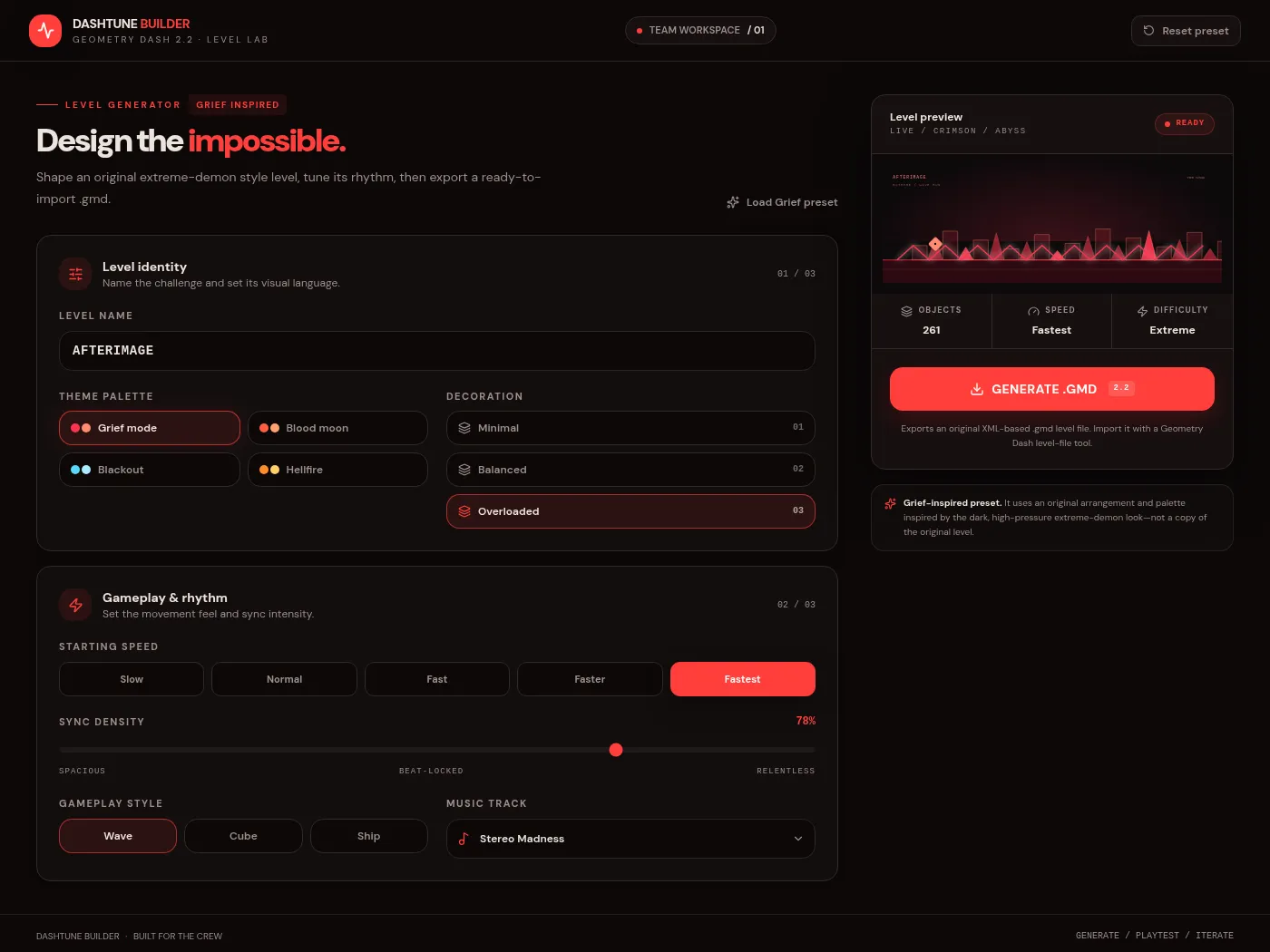 DashTune Builder
