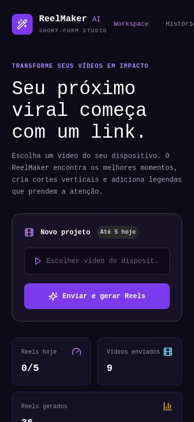 ReelMaker AI Mobile