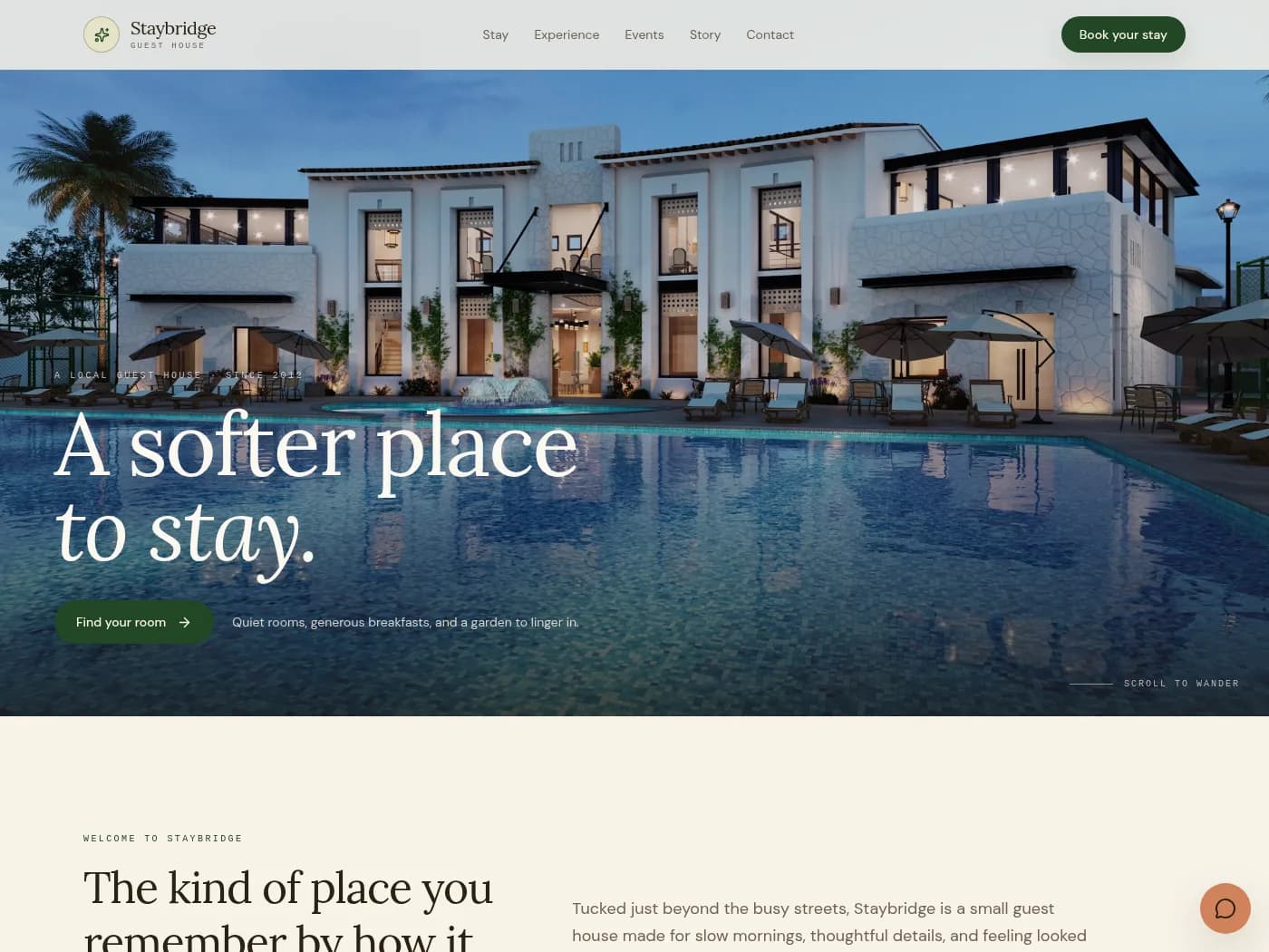 Staybridge Guest House Site