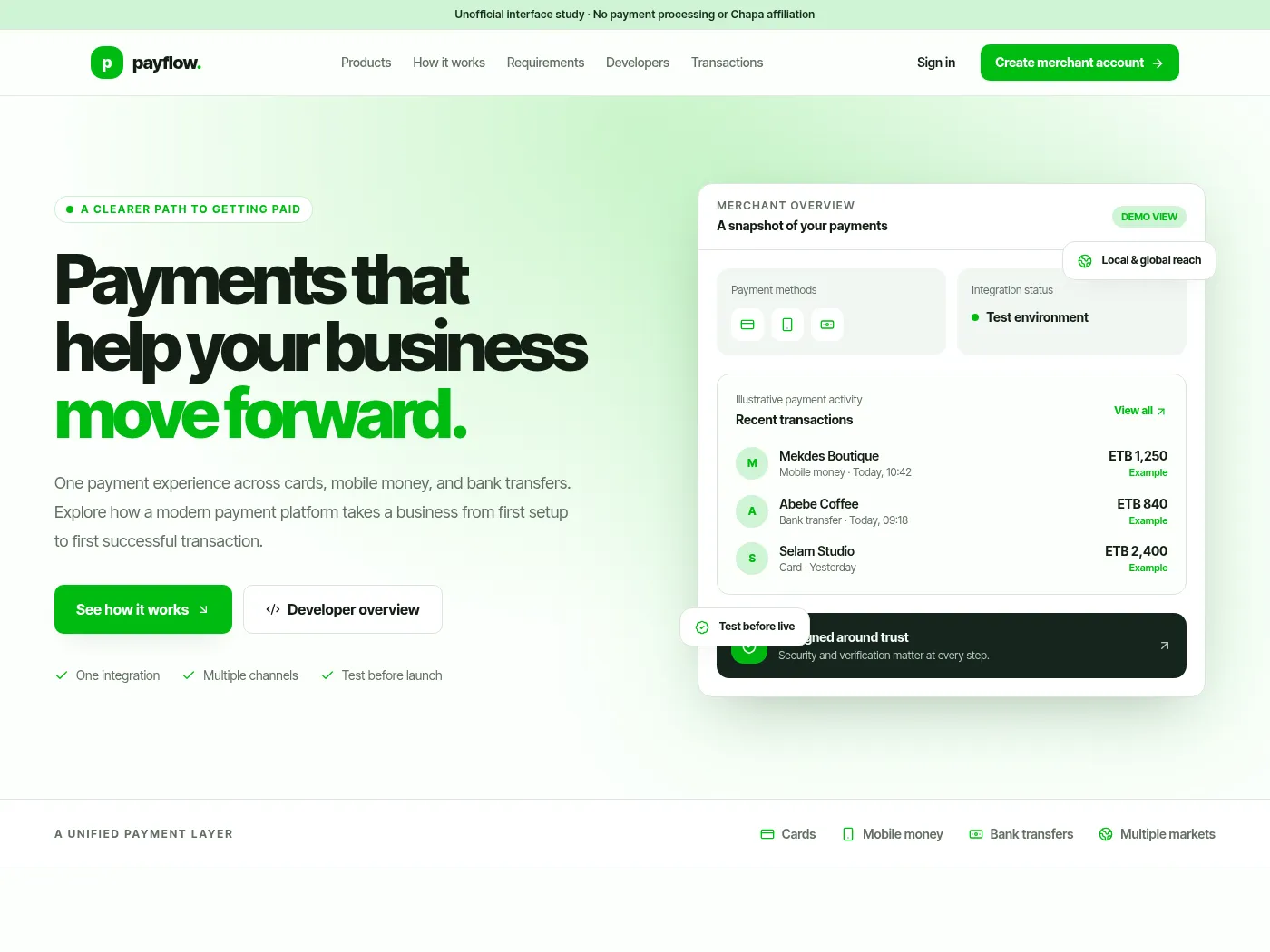 Chapa Pay Platform