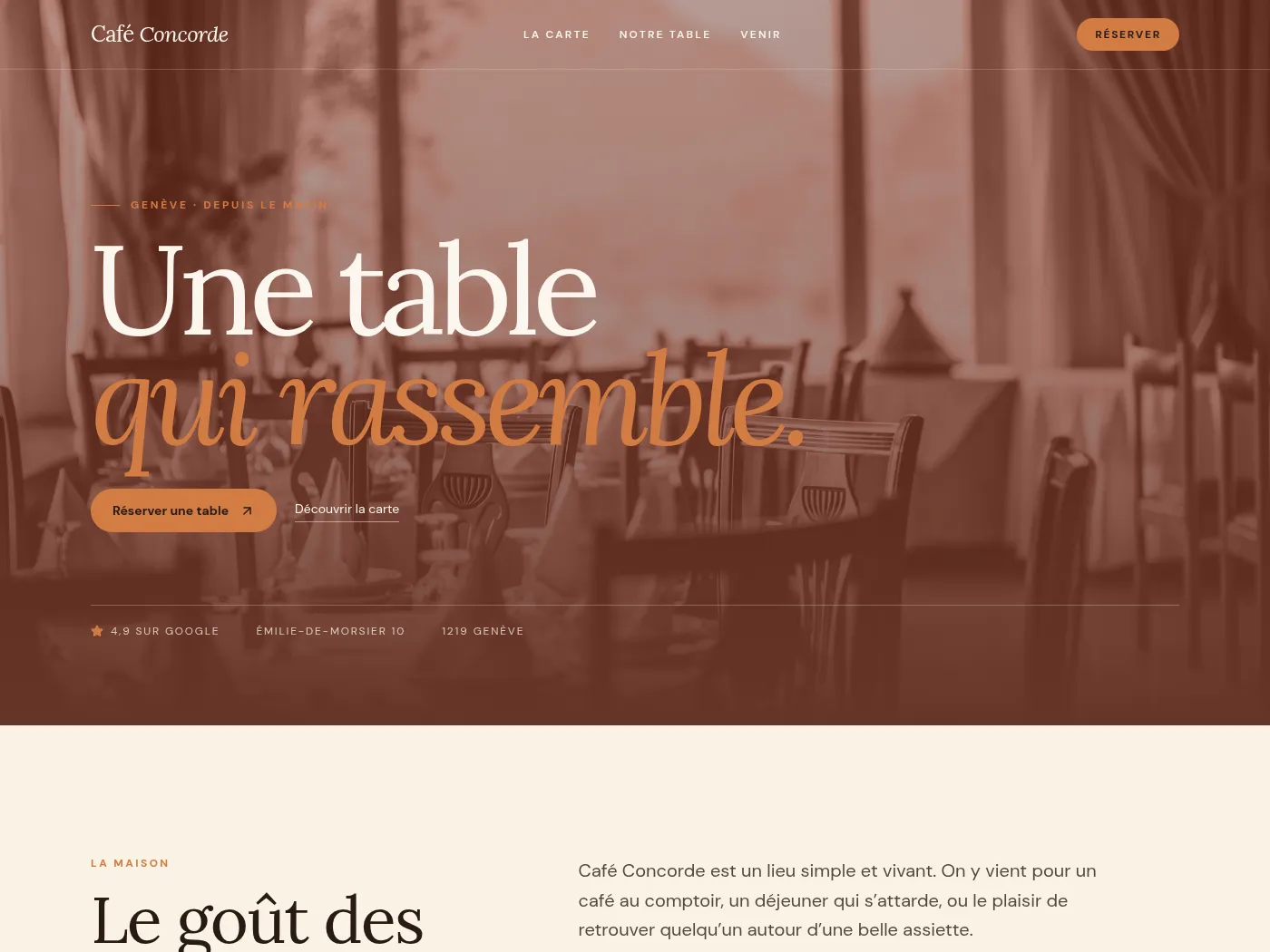 Le 202 Restaurant Site