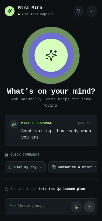 Mira Mira AI Assistant