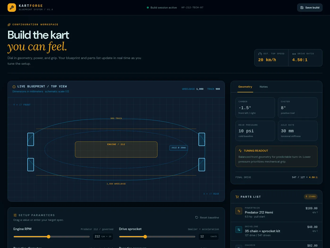 Go-Kart Blueprint Builder