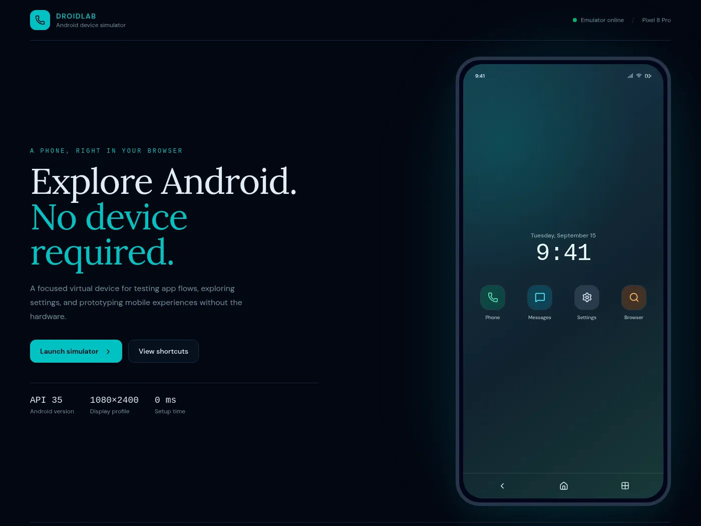 Android Virtual Phone