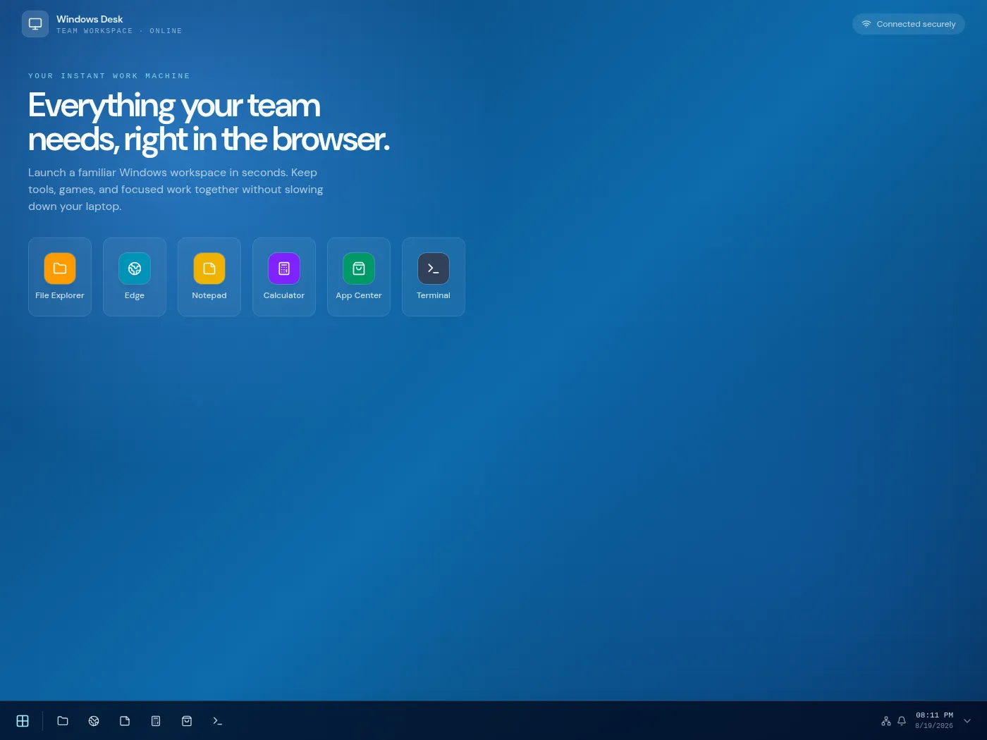 Win10 Browser Desktop