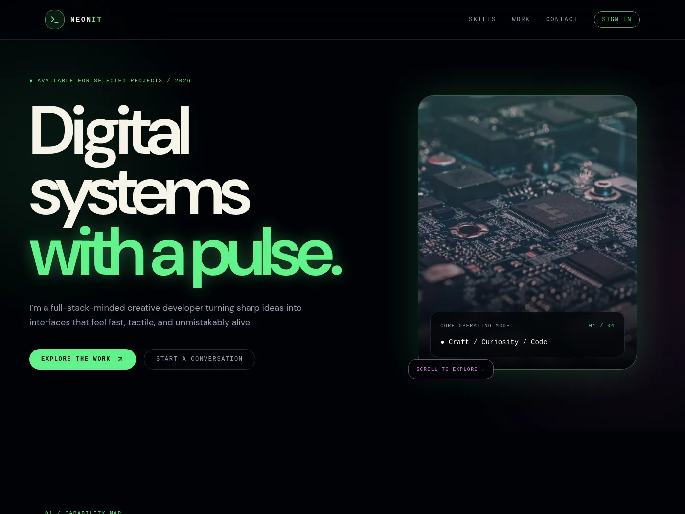 NeonIT Portfolio Pro