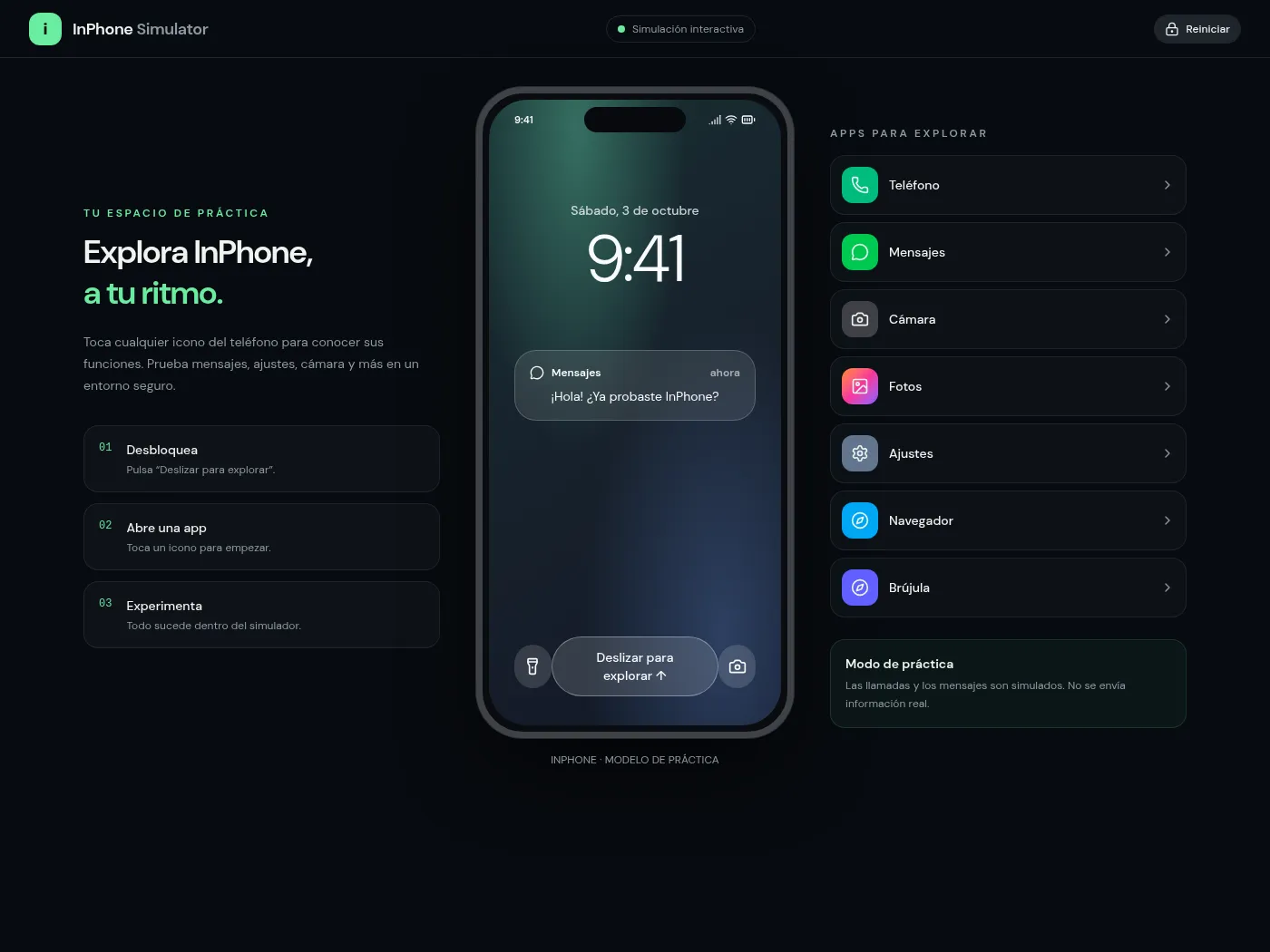 InPhone Simulador App