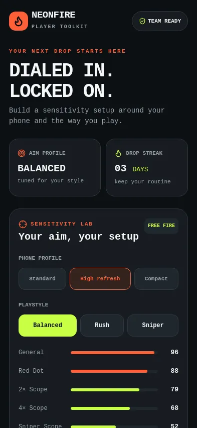NeonFire Gamer Toolkit