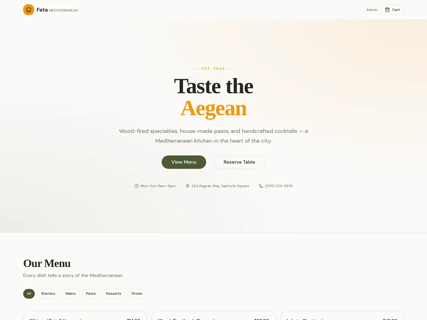 FetaOS Restaurant AI Suite