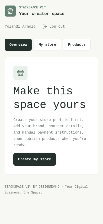 StackSpace Storefront