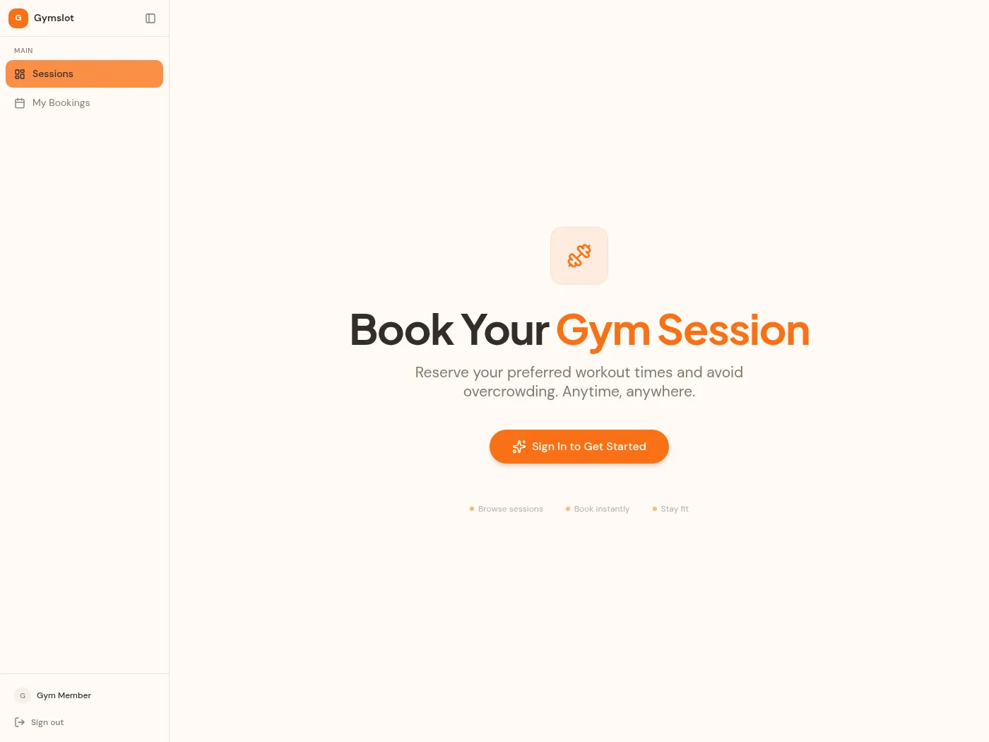 Gymslot