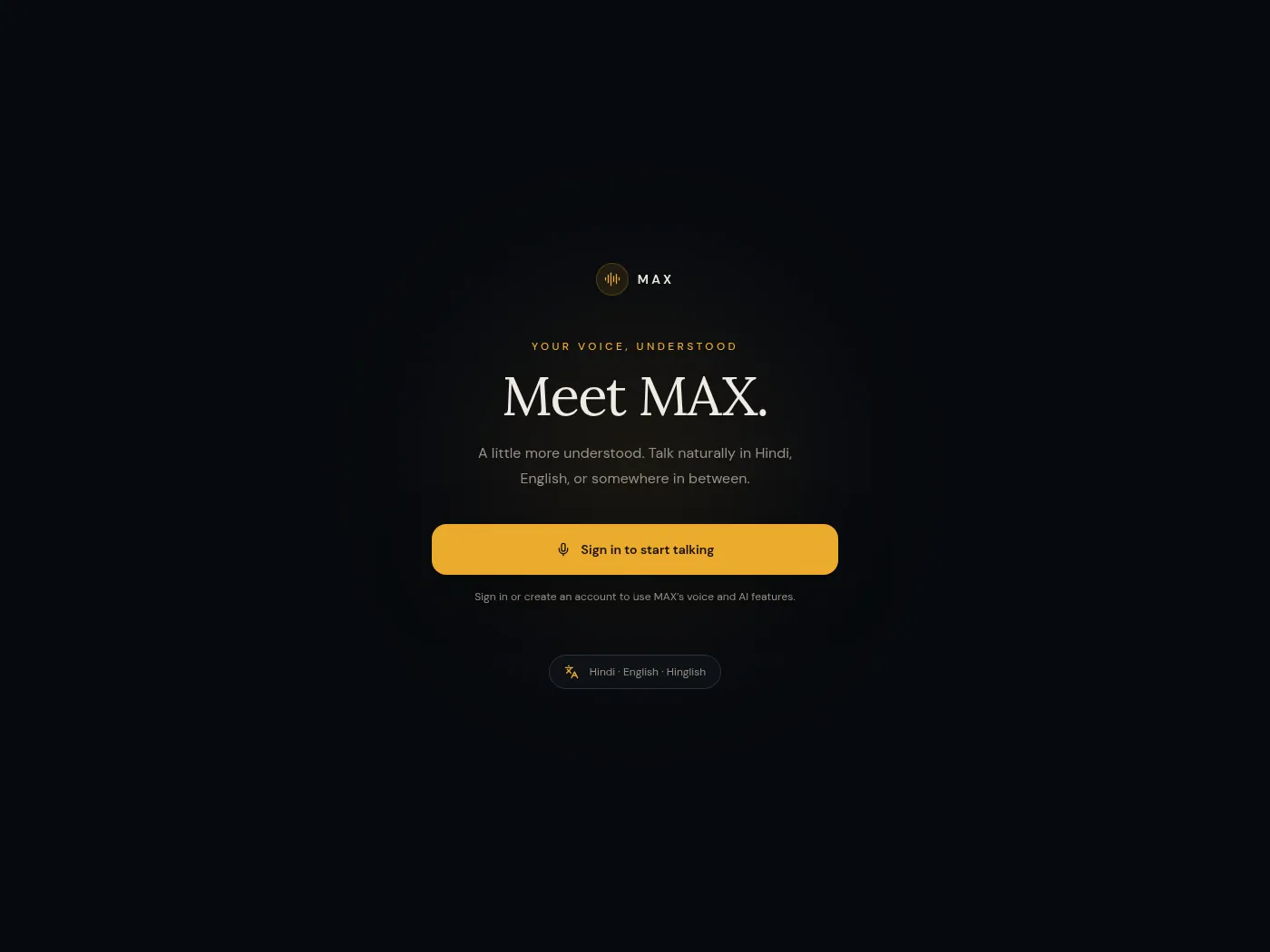MAX Voice Assistant