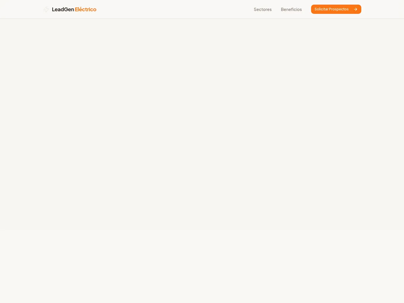 LeadGen Eléctrico Pro