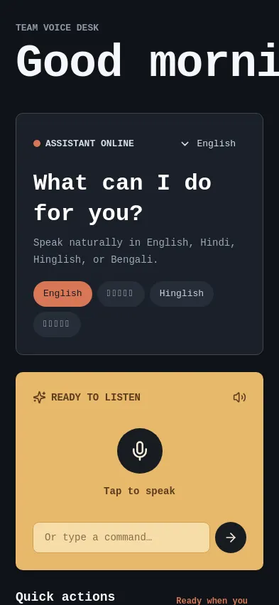Polyglot Voice Assistant
