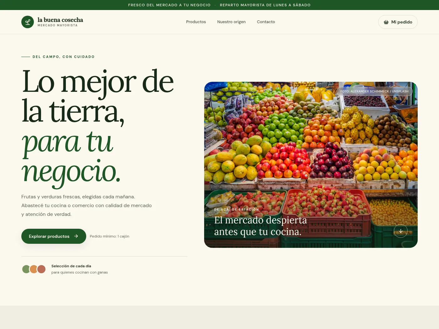 Venta Mayorista de Frescos
