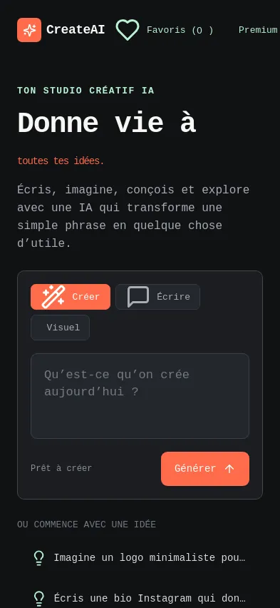 CreateAI Suite