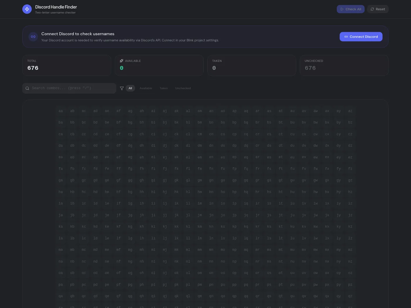 Discord Handle Finder