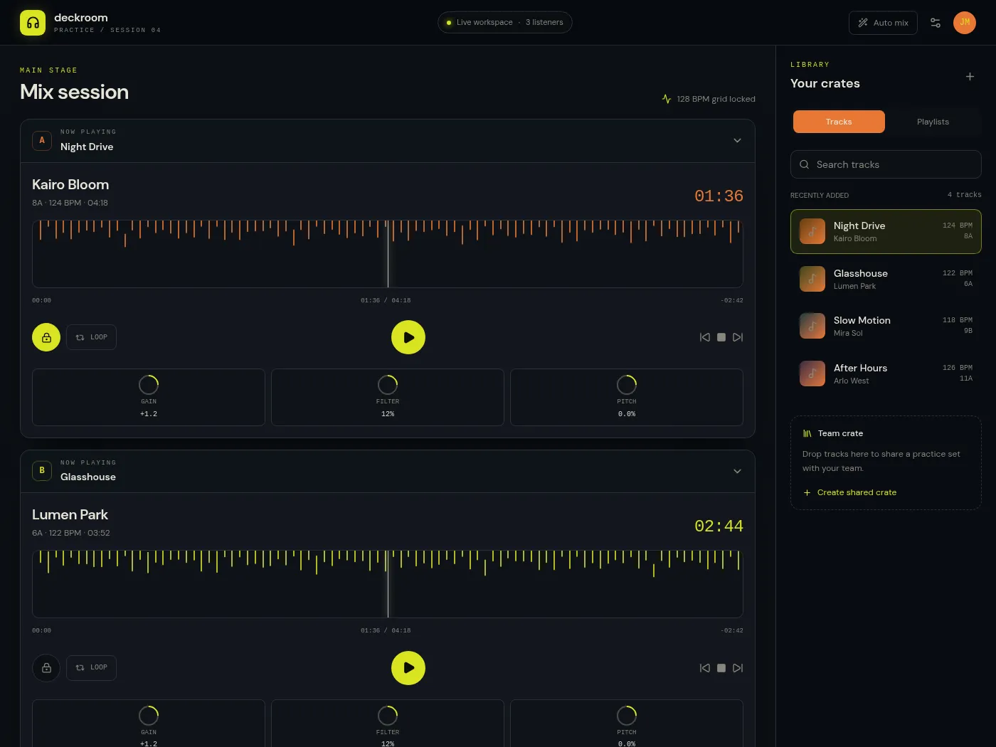 Virtual DJ Deck Pro