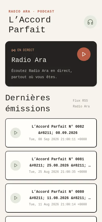 L'Accord Parfait Radio App