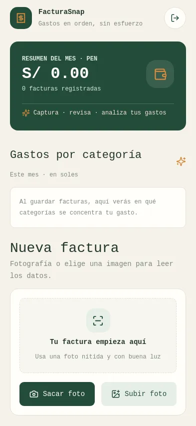 FacturaSnap Analyzer