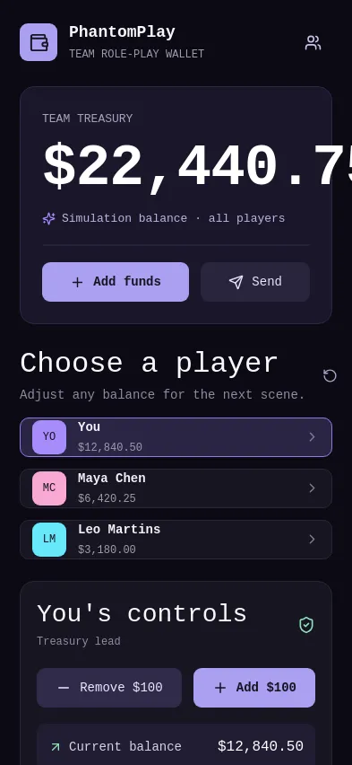 PhantomPlay Wallet