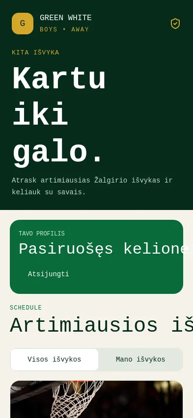 Žalgiris Away App