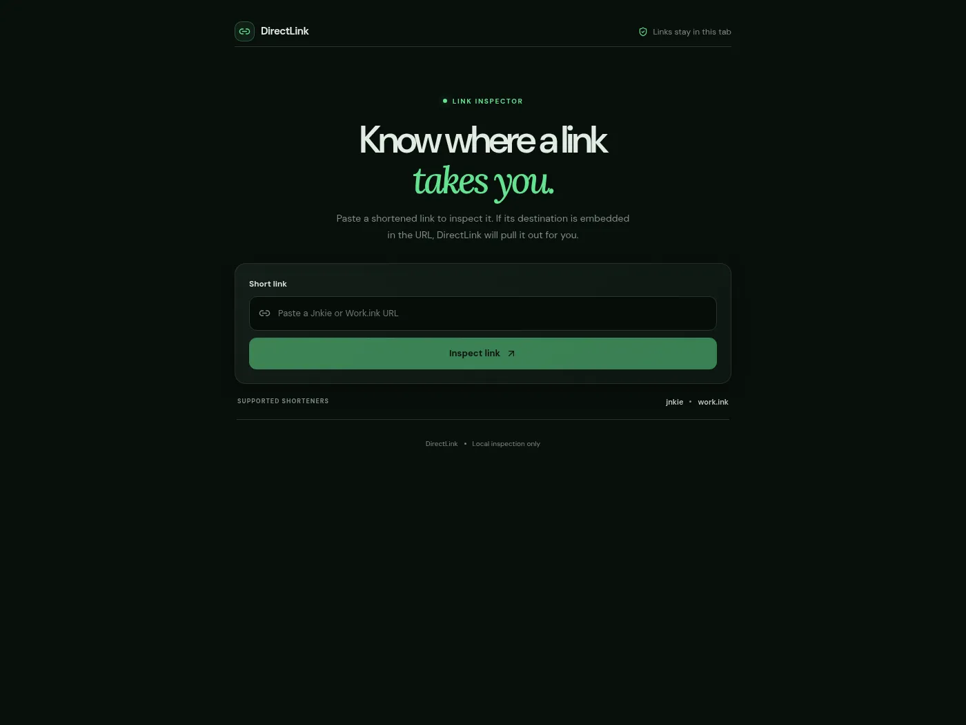 DirectLink Shortcut