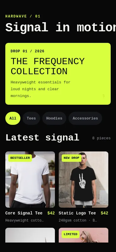 Hardwave Shirt Shop
