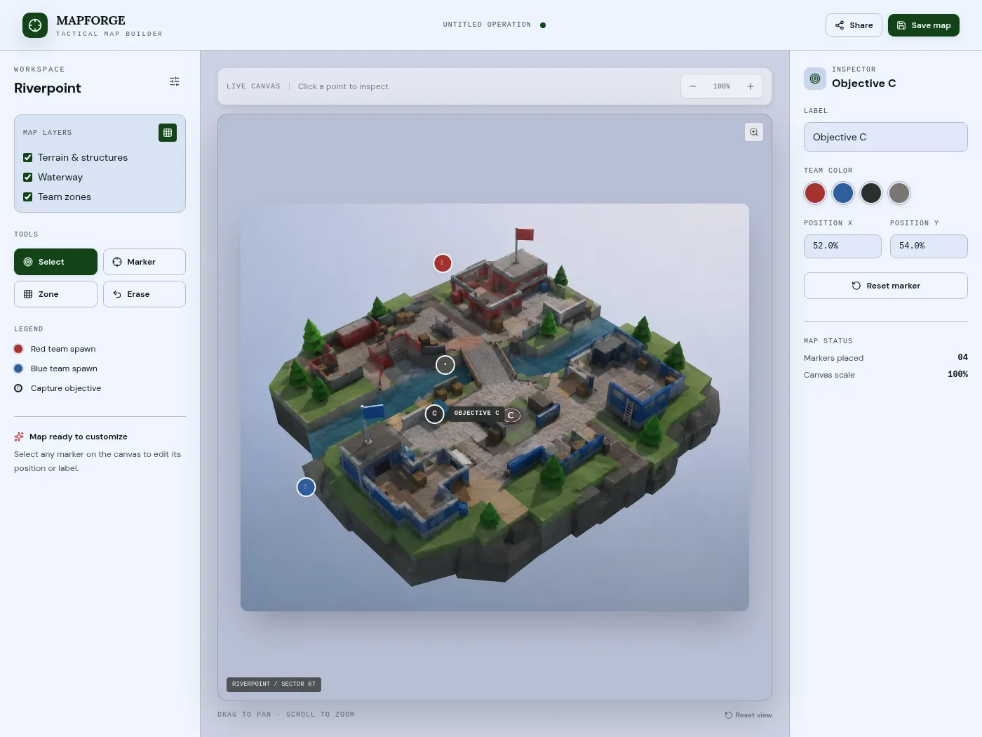 Interactive Map Builder