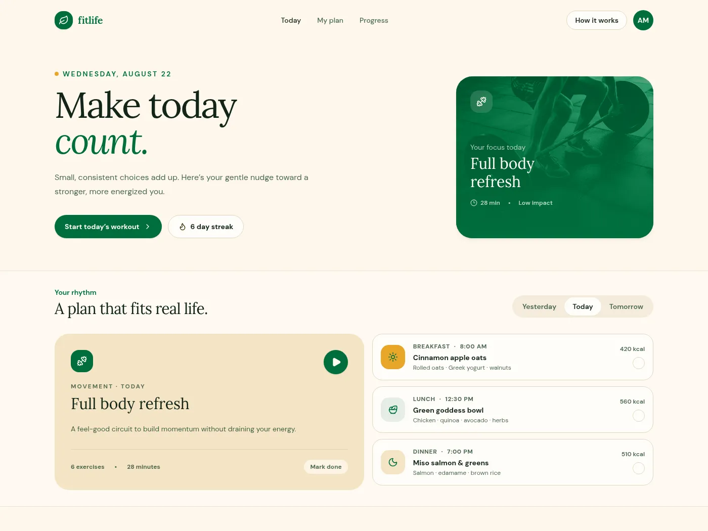 FitLife Planner