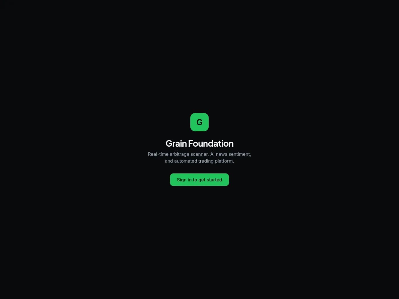 Grain Foundation Bot