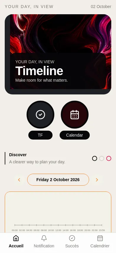 Timeline Productivity App
