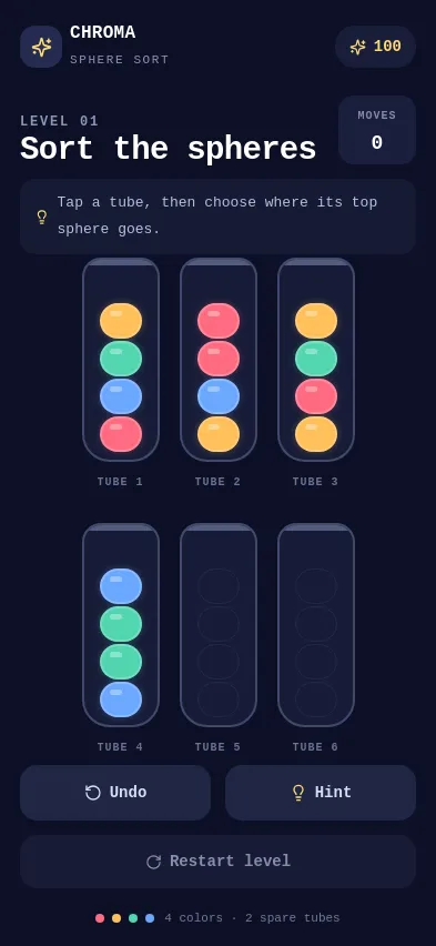 Chroma Sphere Sorter