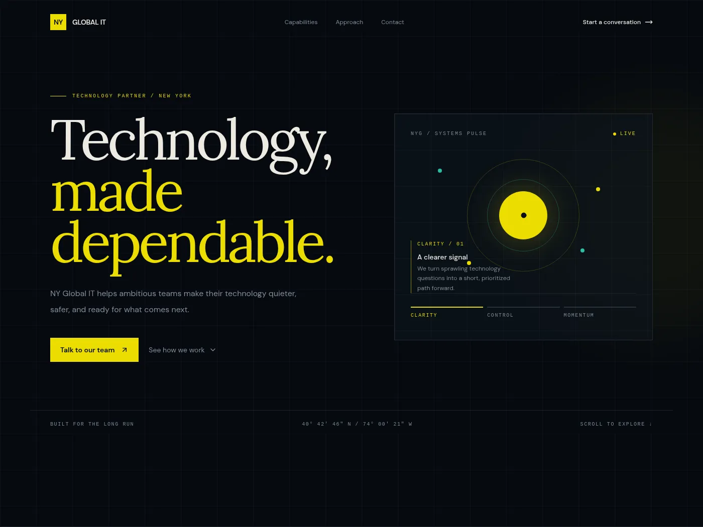 NY Global IT Website