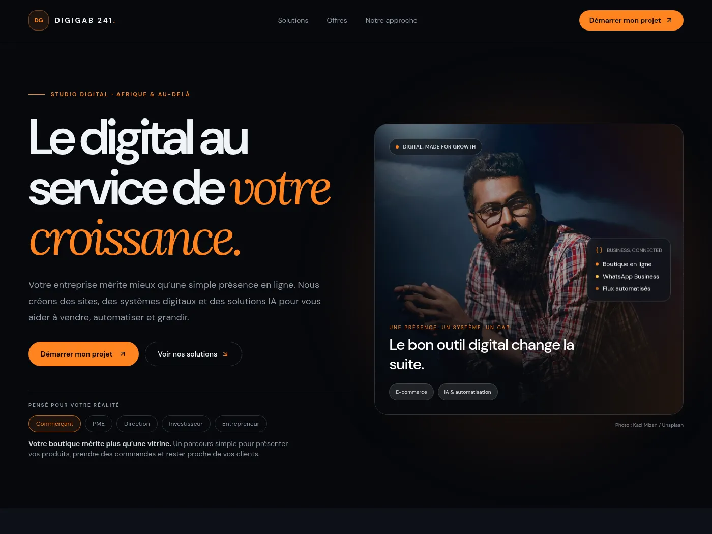 AfroTech Premium Landing