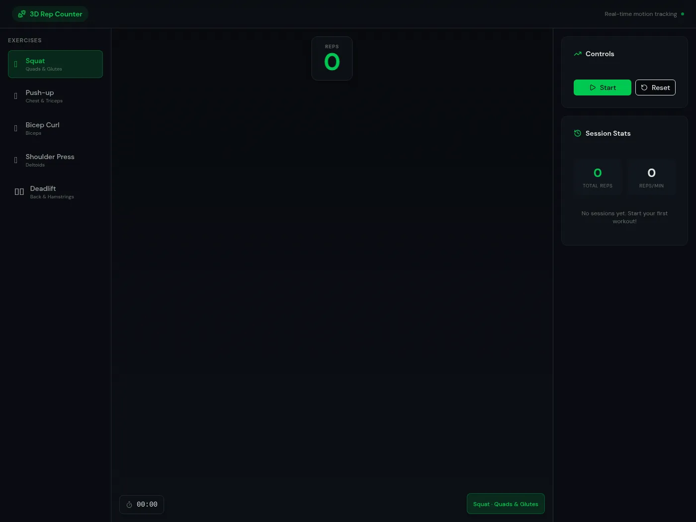 3D Rep Counter