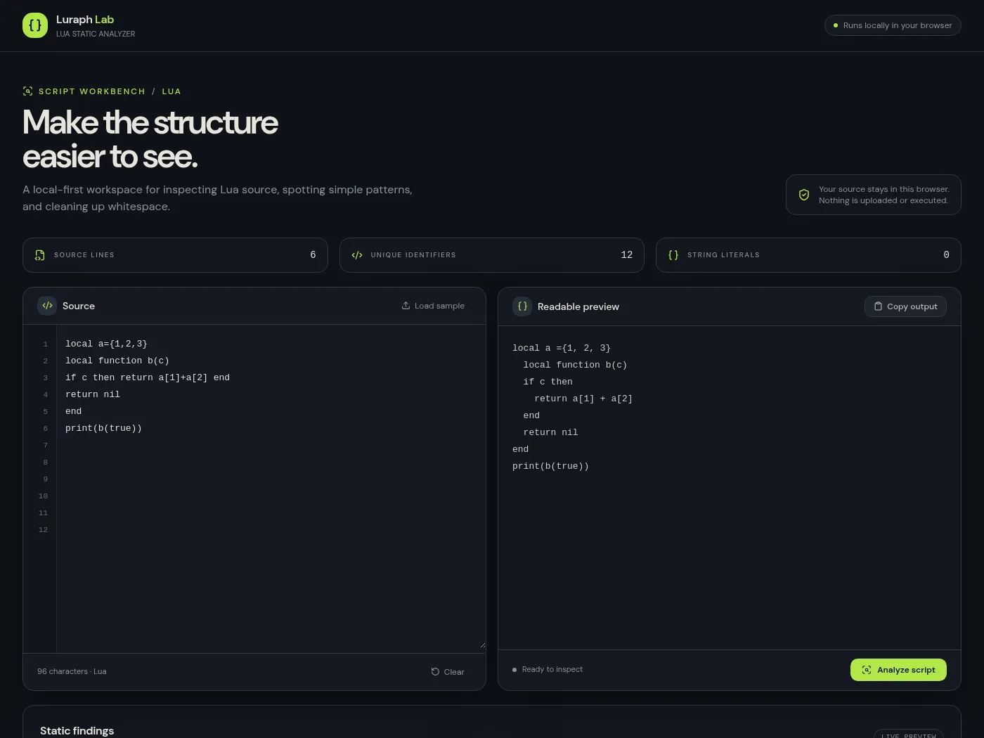 Luraph Deobfuscator Tool