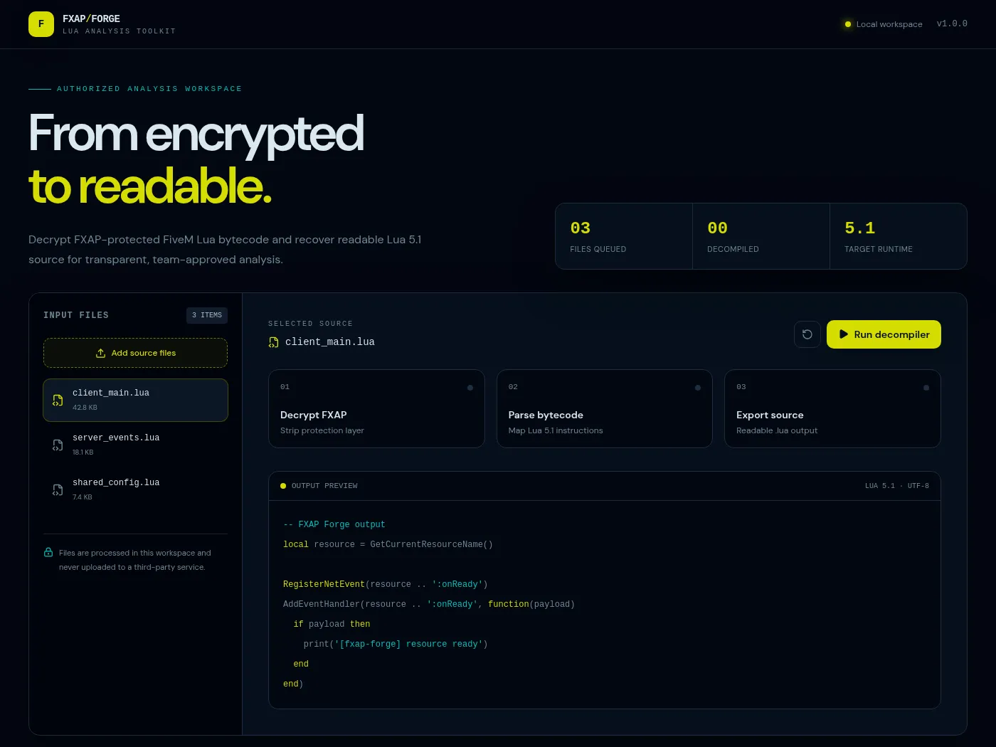 FiveM Lua Decryptor