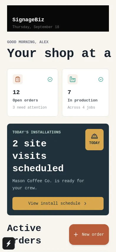 SignageBiz Manager