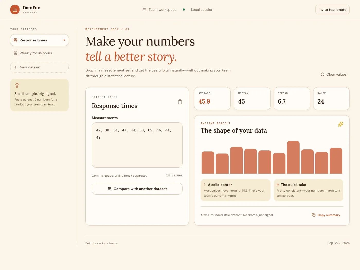 DataFun Analyzer