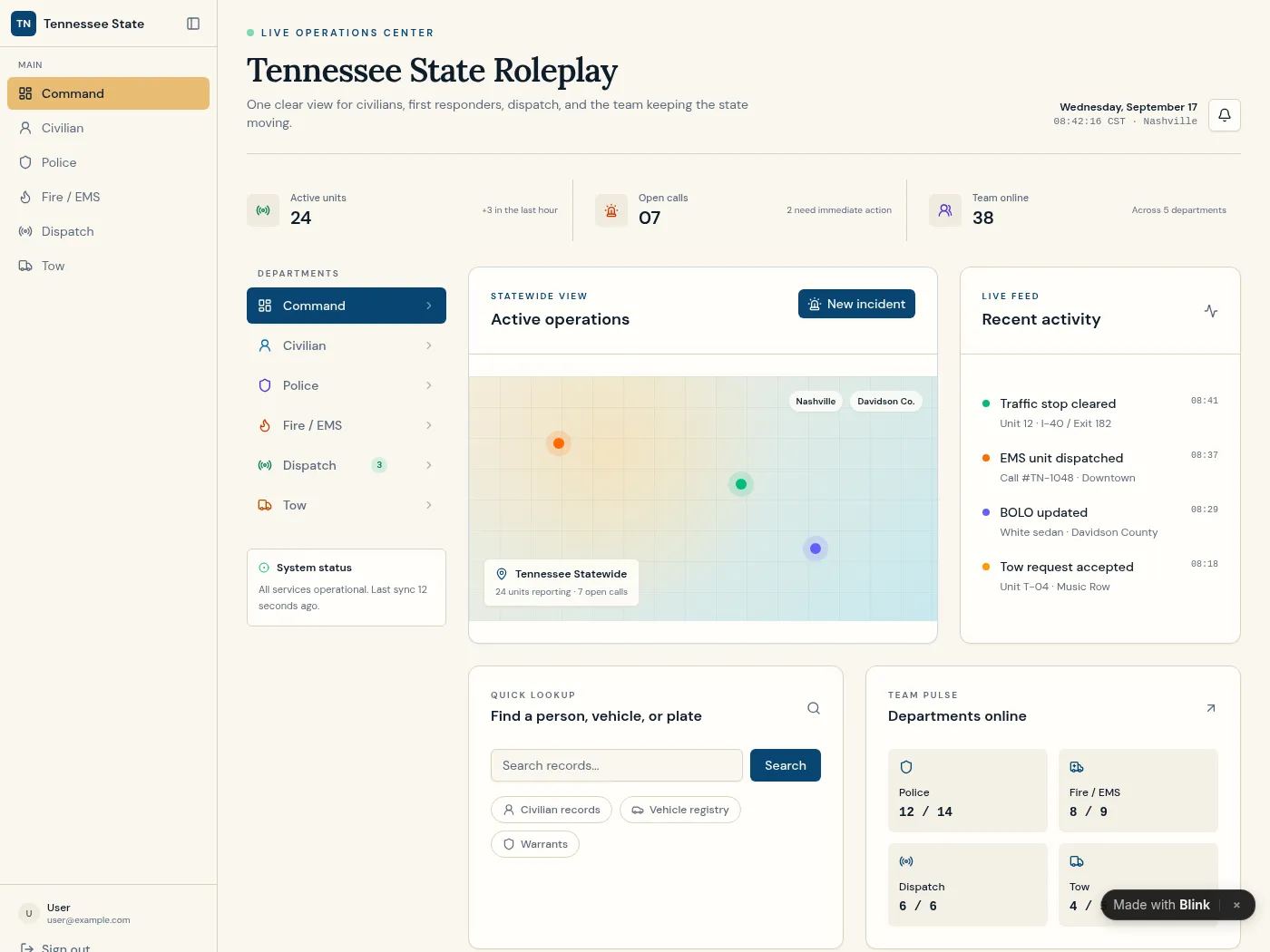 Tennessee State MDT