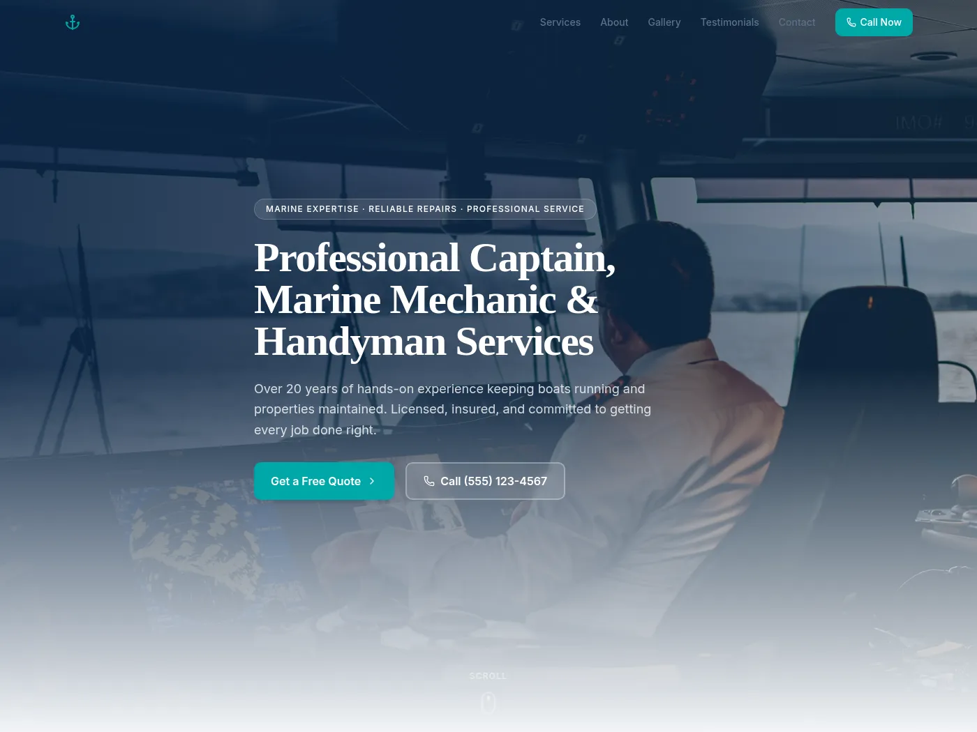 Cap'n Services Coastal Site