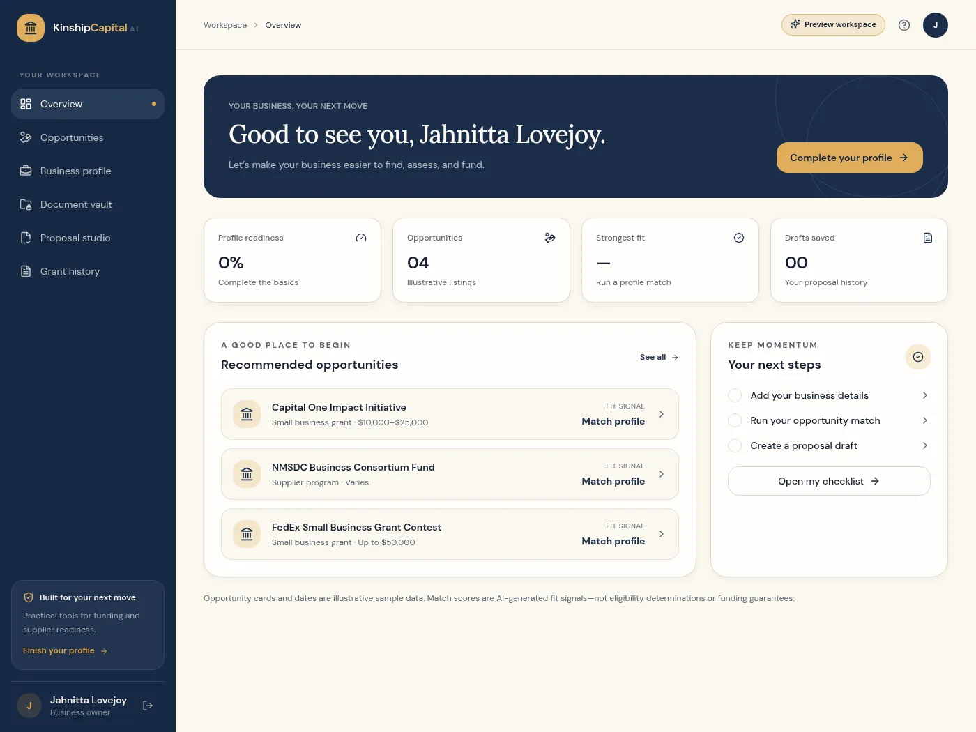 KinshipCapital AI Suite
