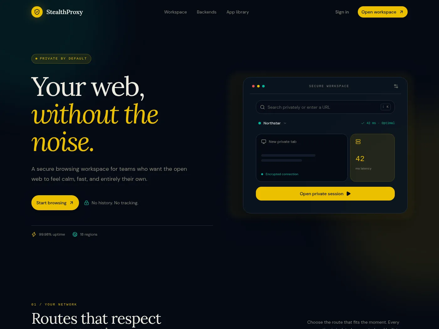 StealthProxy Portal