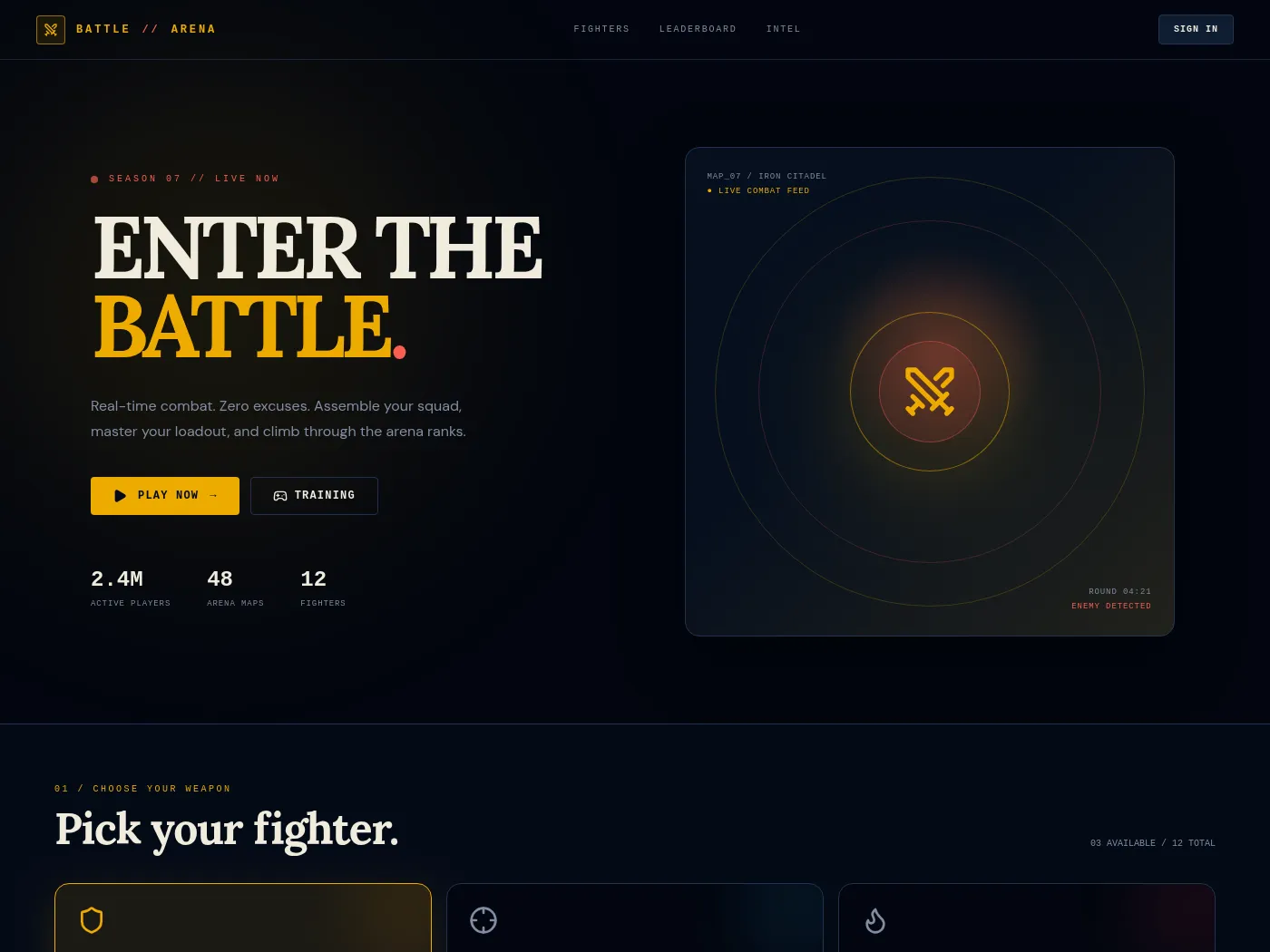 Battle Arena Game