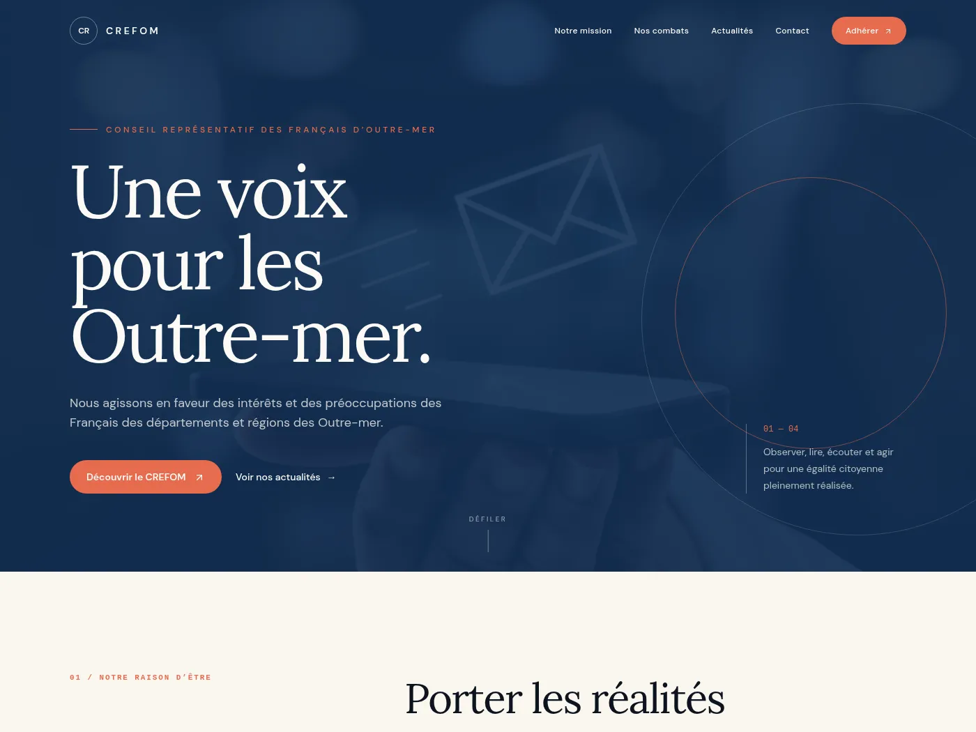 CREFOM Site Redesign