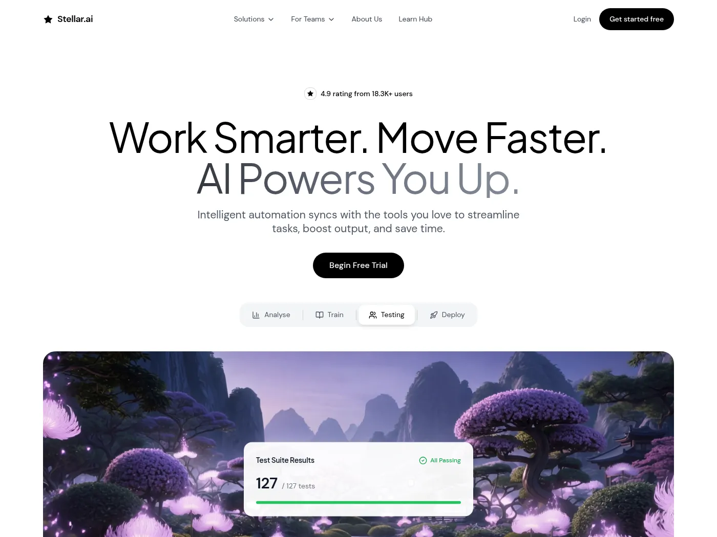 Stellar.ai Landing Hero
