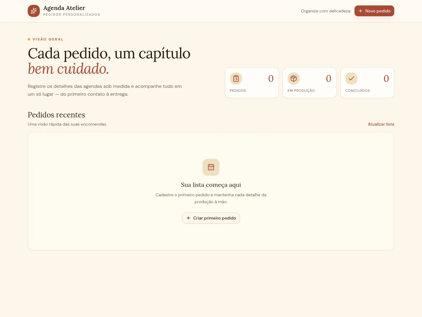 Agenda Pedido App