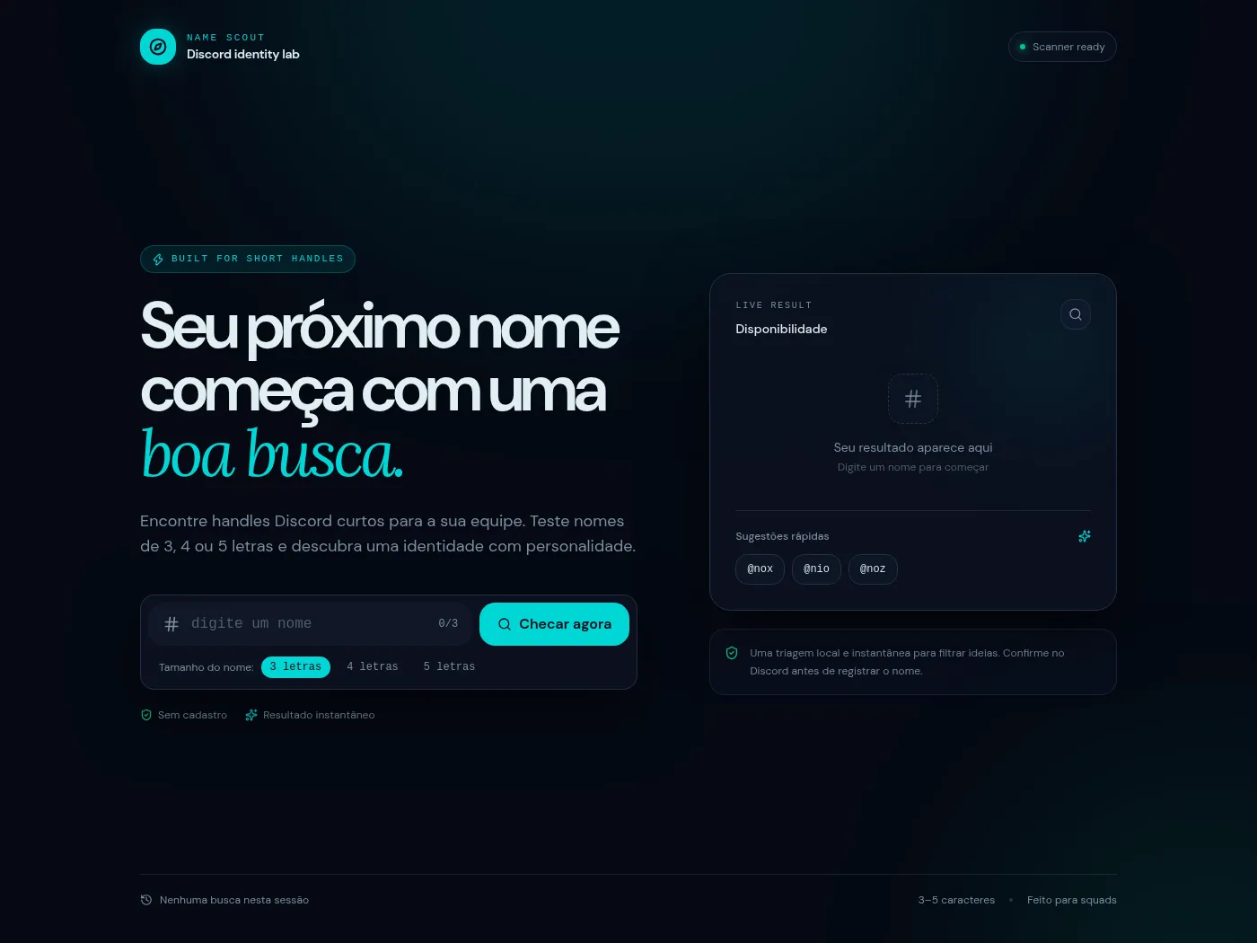 Discord Name Scout